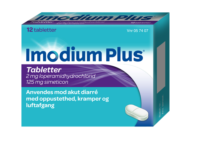 Køb Imodium Plus 2 mg 12 Tabl. - Mecindo – Mecindo.dk