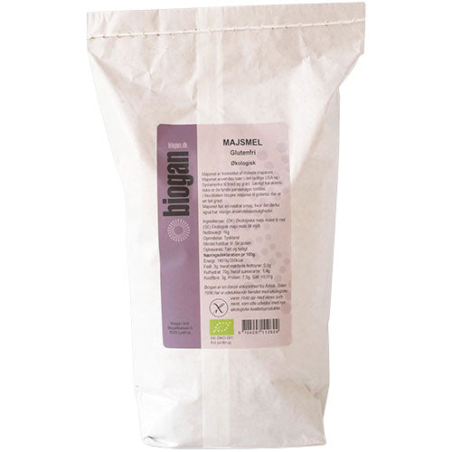 Køb Biogan Majsmel Glutenfri Økologisk 1 kg - Mecindo – Mecindo.dk