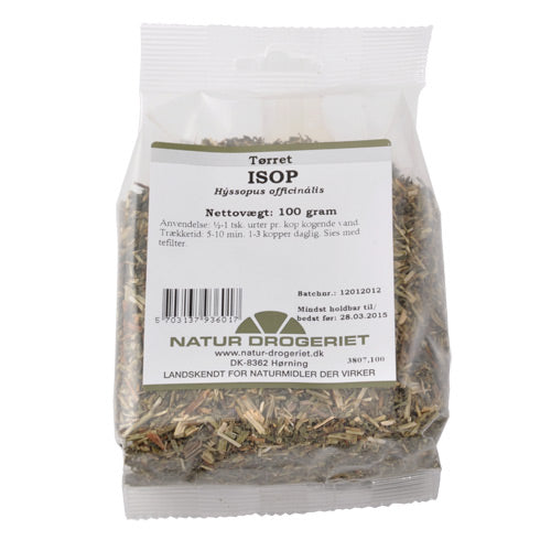 Køb Natur-Drogeriet Isop 100 g - Mecindo – Mecindo.dk