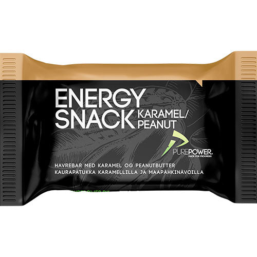 Pure Power Energy Snack Havrebar | Karamel & Peanut – Mecindo.dk