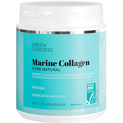Green Goddess Marine Collagen Pure Natural | 250 gr – Mecindo.dk