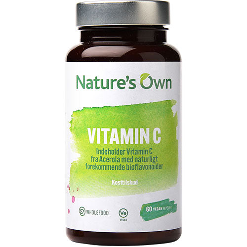 Køb Natures Own Vitamin C 60 Kapsler - Mecindo – Mecindo.dk