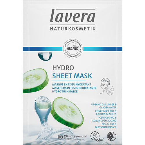 Køb Lavera Sheet Mask Hydrating M. Agurk - Mecindo – Mecindo.dk