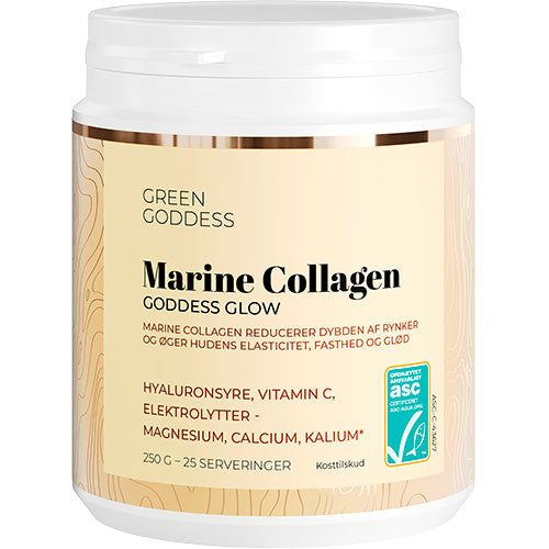 Green Goddess Marine Collagen Goddess Glow | 250 gr – Mecindo.dk