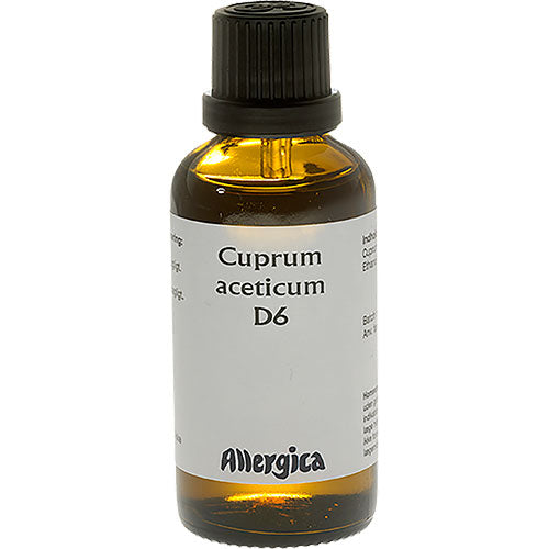 Køb Allergica Cuprum Aceticum D6 50 ml - Mecindo – Mecindo.dk