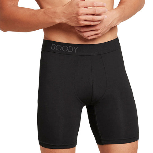 Køb Boody Mens Everyday Longer Boxer Shorts sort - Mecindo – Mecindo.dk