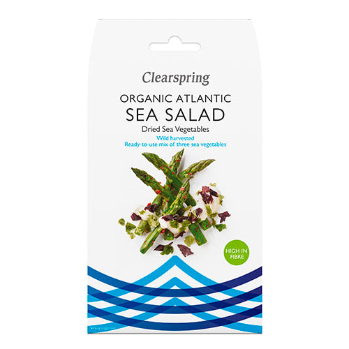Køb Clearspring Sea Salad Tang Økologisk (Dulse, Sea Lettuce, Nori ...