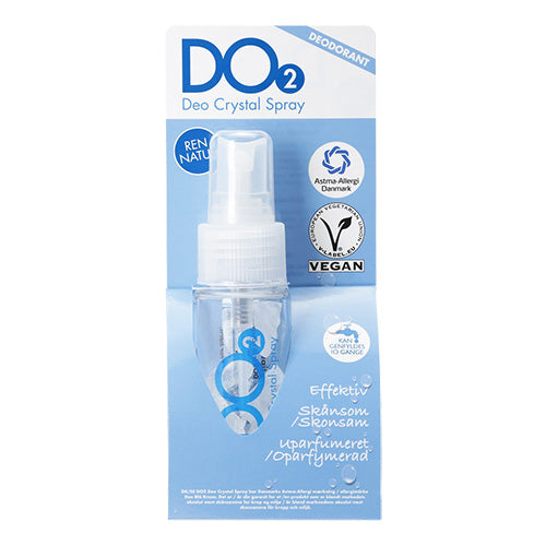 Køb DO2 Deo Crystal spray Kan fyldes op ca. 10 gange 40 ml - Mecindo ...